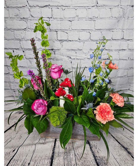 Sweet Charlotte: Peach & Green Flowers | Prescott AZ Delivery